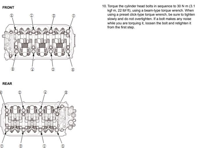18 pilot 3.5 cylinder head torque specs | Honda Pilot - Honda Pilot Forums 18 pilot 3.5 cylinder head torque specs | Honda Pilot - Honda Pilot Forums